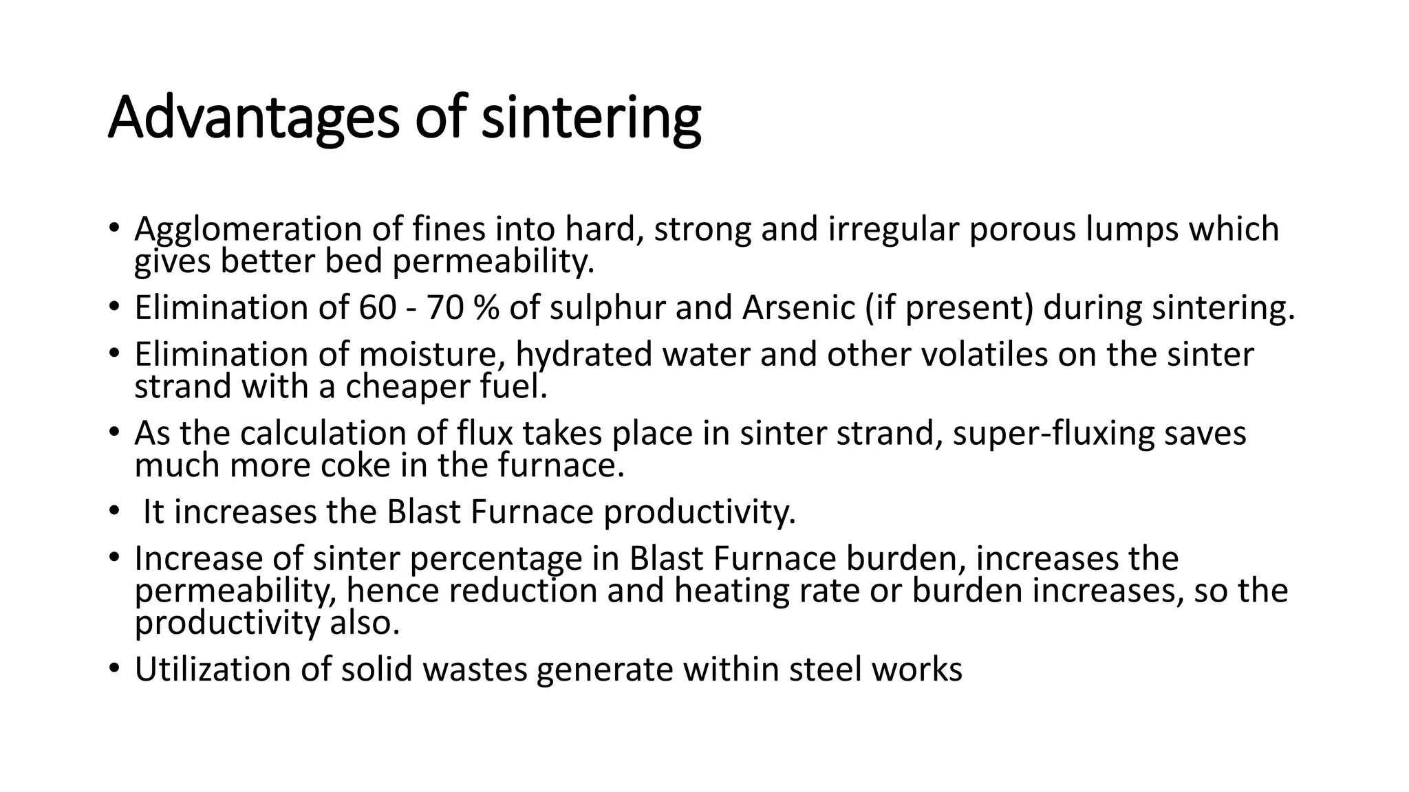 SAIL ROURKELA SINTER PLANT | PPTX