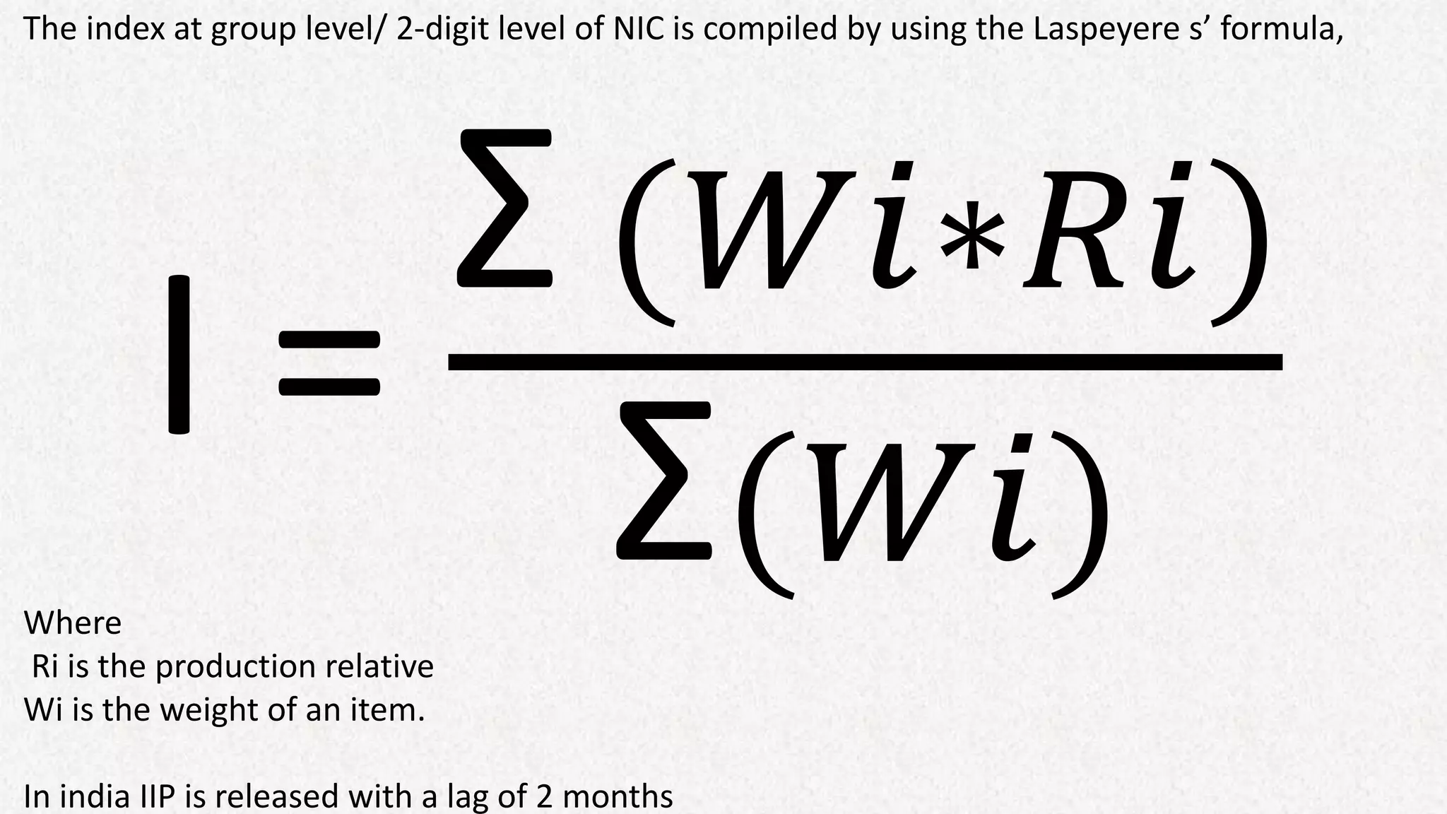 Index of industrial Production | PPTX