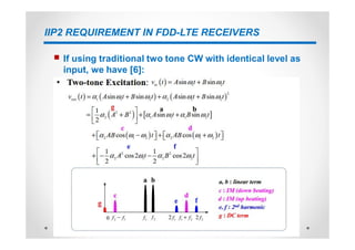 IIP2 requirements in 4G LTE Handset Receivers | PDF