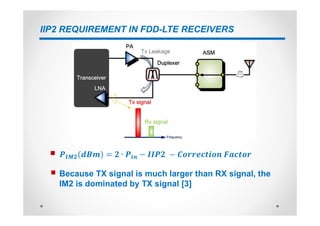 IIP2 requirements in 4G LTE Handset Receivers | PDF