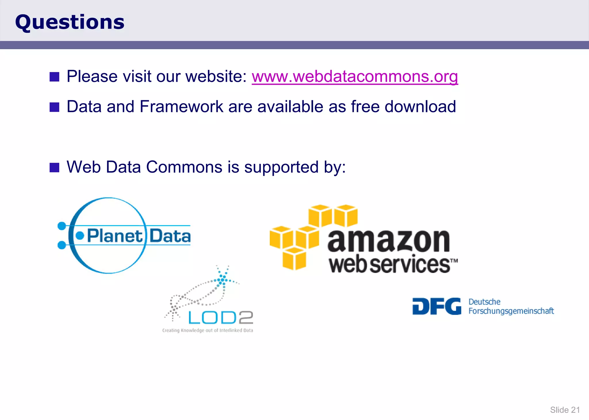 Mining a Large Web Corpus | PPT