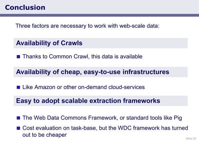 Mining a Large Web Corpus | PPT