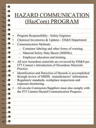 Iipp haz com-ppe-fp-evac-p65-bp | PPT