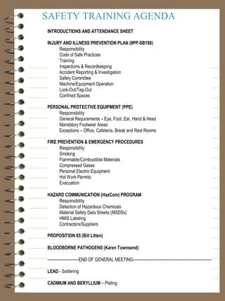 Iipp haz com-ppe-fp-evac-p65-bp | PPT