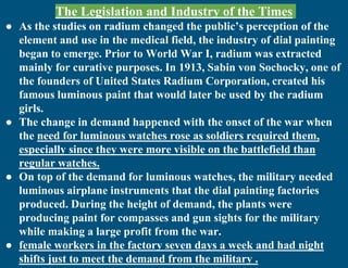 Radium dial painters and Oral Cancer | PPTX