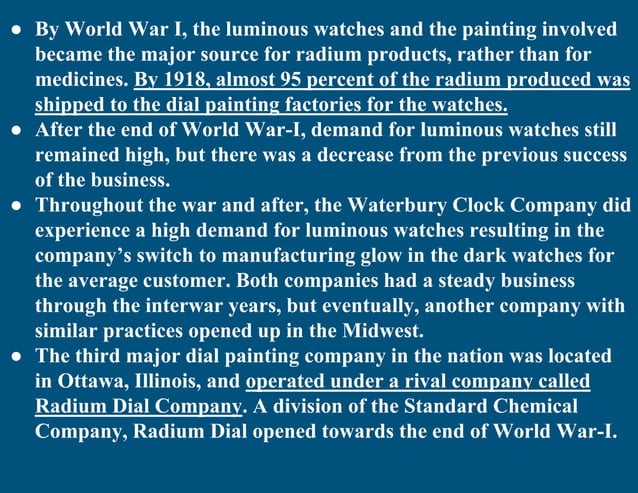 Radium dial painters and Oral Cancer | PPTX