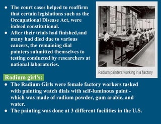 Radium dial painters and Oral Cancer | PPTX