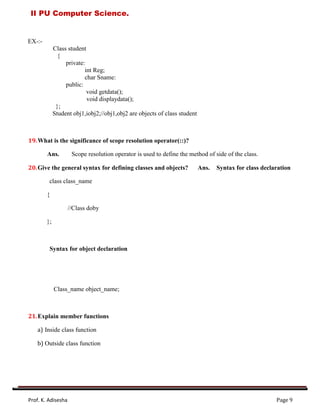 Ii pu cs practical viva voce questions | PDF