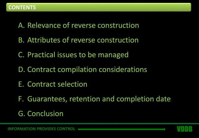 REVERSE CONSTRUCTION REQUIRE LATERAL THINKING | PPT