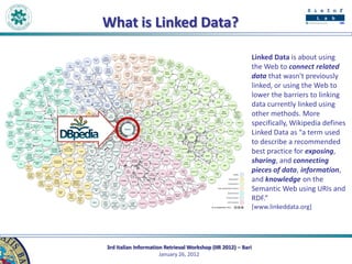 Movie Recommendation with DBpedia - IIR 2012 | PDF