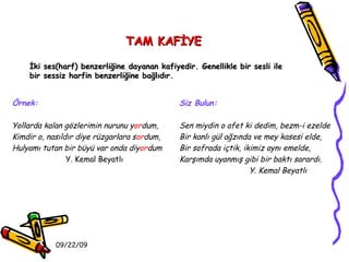 şIirde şEkil Unsurlari | PPT
