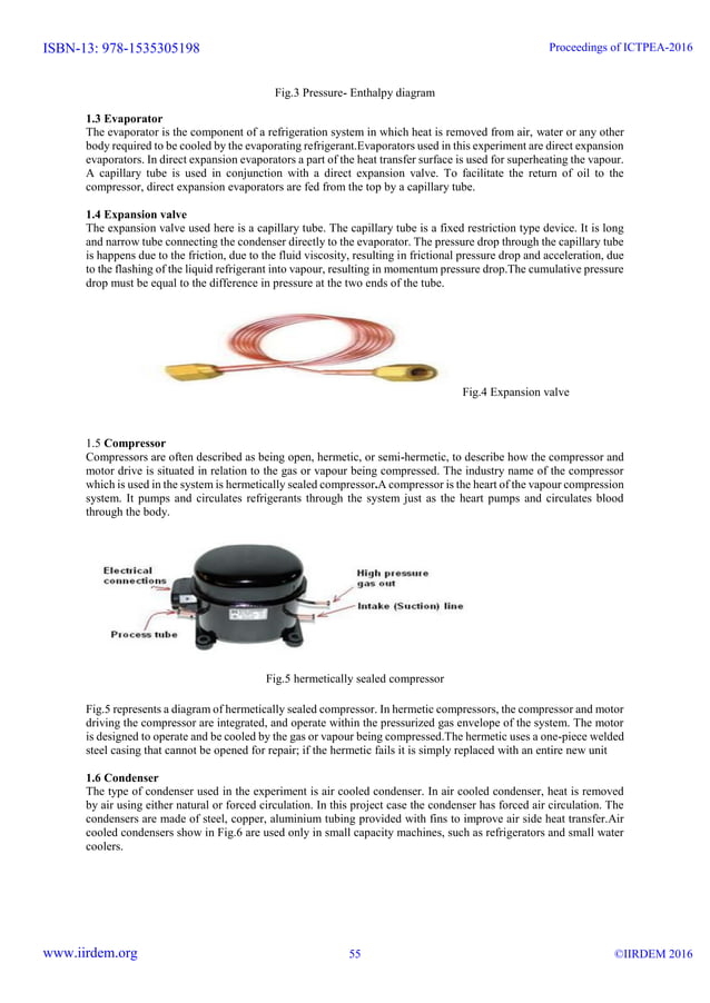Iirdem performance enhancement of vapour compression refrigeration system by using ...