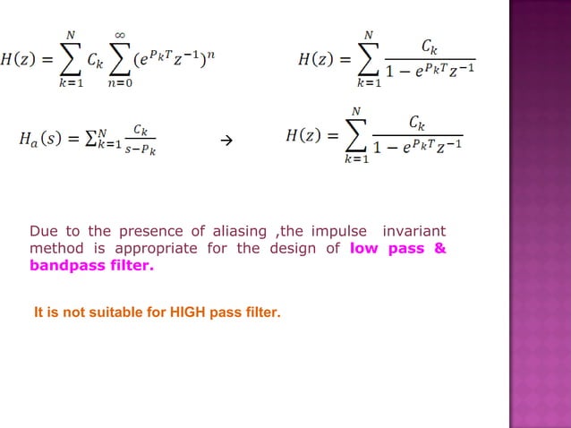 Filter- IIR - Digital signal processing(DSP) | PPT | Digital Audio | Computer Software and ...