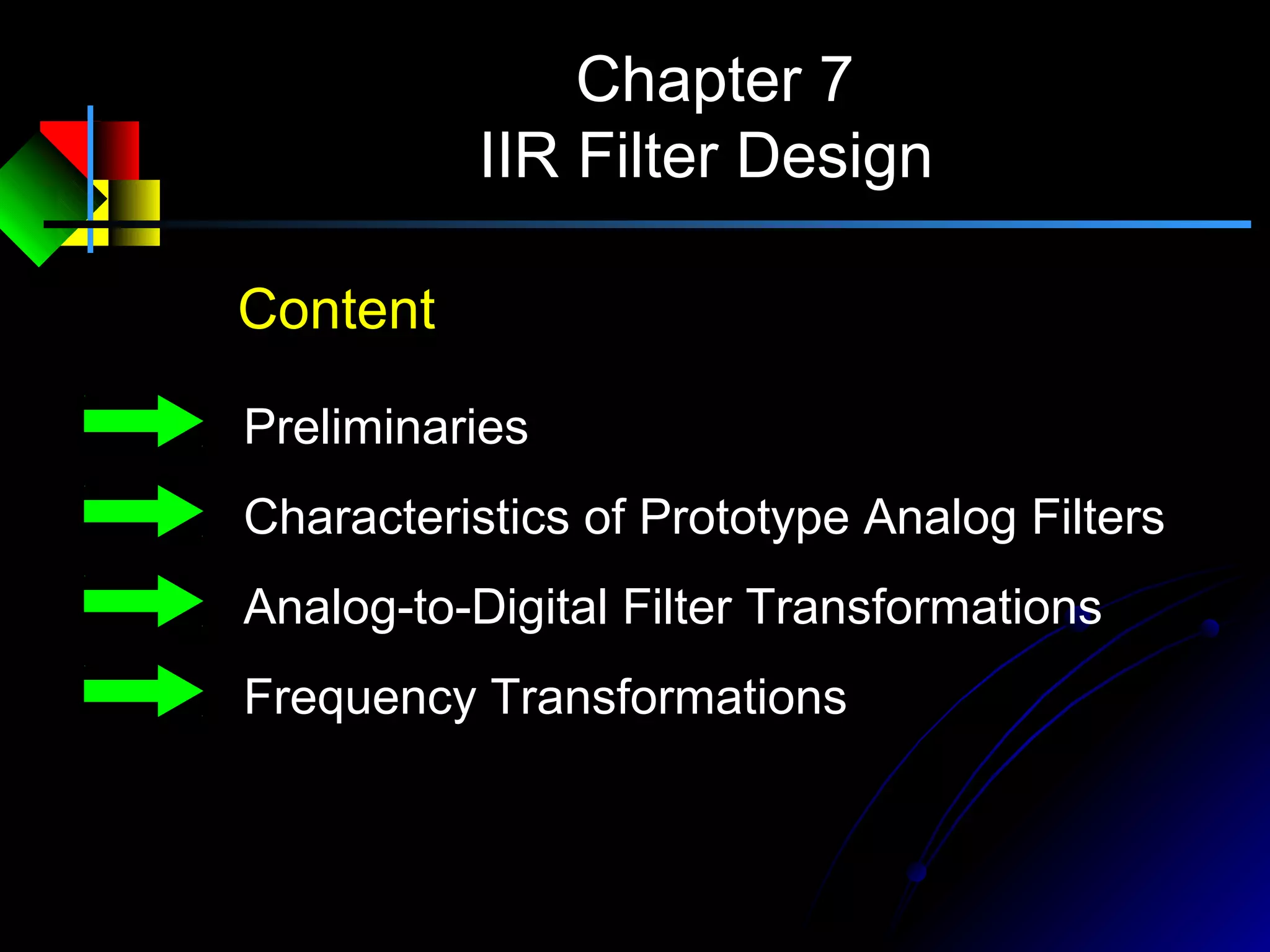 IIR filter design, Digital signal processing | PPT | Digital Audio | Computer Software and ...