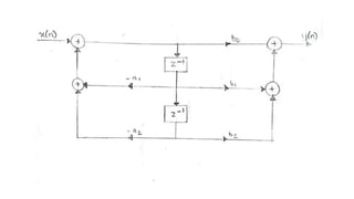 IIR filter realization using direct form I & II | PDF