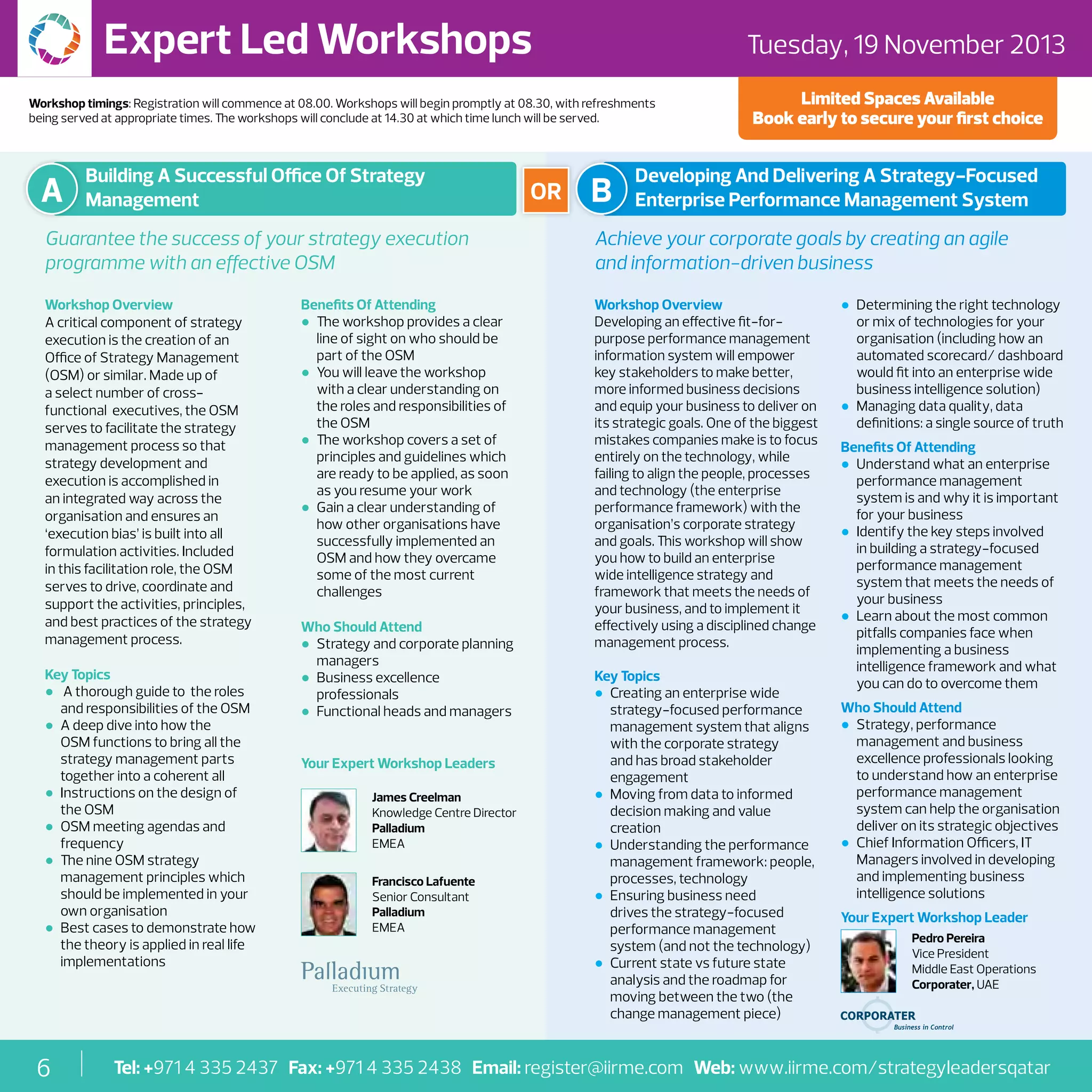 Strategy leaders: Prof. Robert Kaplan and Jeroen De Flander | PDF