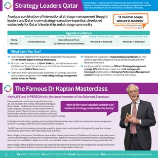 Strategy leaders: Prof. Robert Kaplan and Jeroen De Flander | PDF
