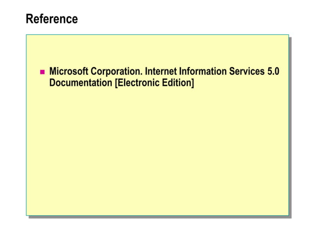 IIS internet information service NSA.ppt