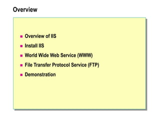 IIS internet information service NSA.ppt