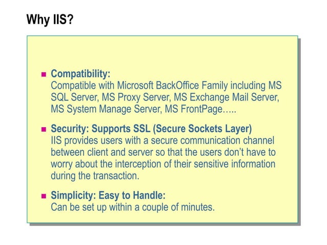IIS internet information service NSA.ppt