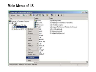 IIS internet information service NSA.ppt