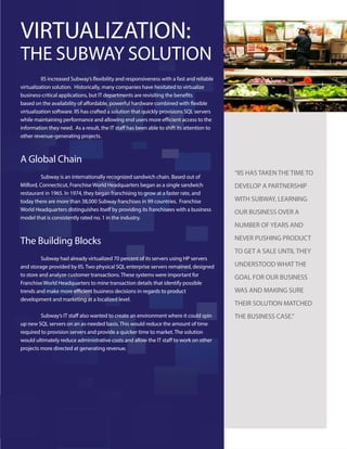 Custom Virtualization: Subway's solution - an IIS Case Study | PDF