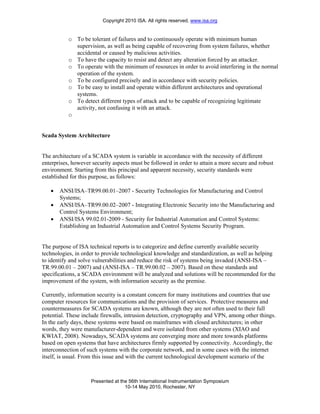 Instrumentation, SCADA, LIMS: Tools for efficient management the ...
