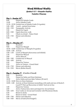 IISA Medieval Castles Student Workbook | PDF