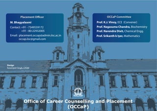 IISc-Placement-Brochure-18-19 .get the detailed report about the ...