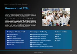 IISc-Placement-Brochure-18-19 .get the detailed report about the ...