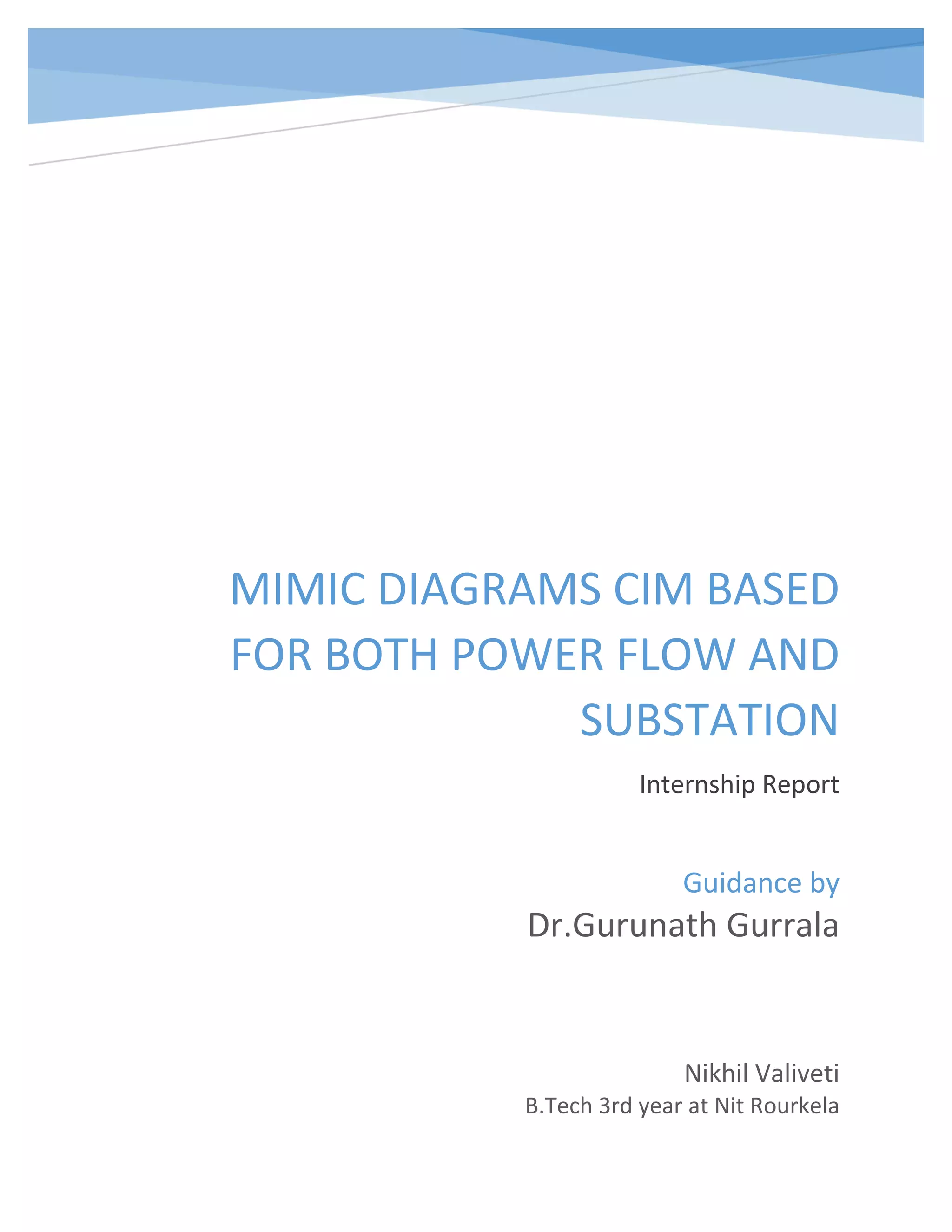 Automatic generation of power system network diagram(Mimic diagram ...