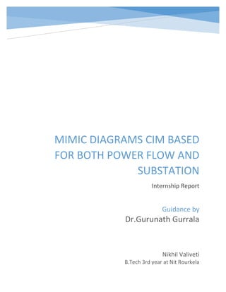 Automatic generation of power system network diagram(Mimic diagram ...
