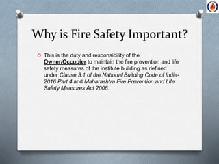 Fires Safety Services Introduction for Educational Institute | PPT
