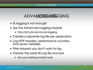 IIS for Developers | PPTX
