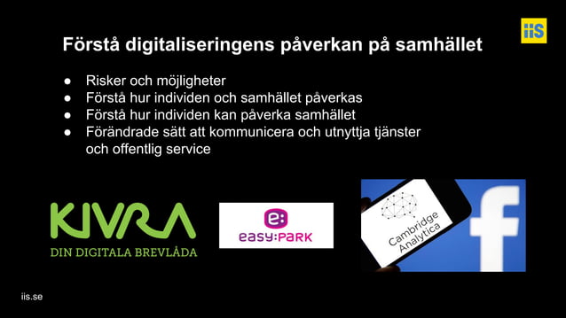 Internetstiftelsen Att leda digitalisering dec | PPT