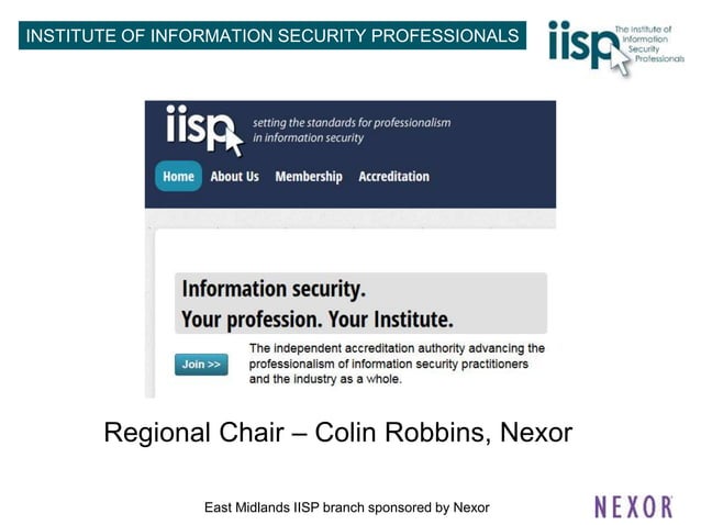 IISP Sept 2014 presentation | PPT