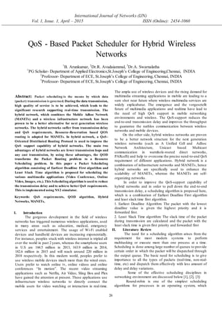 Iisrt arunkumar b (networks) | PDF | Computer Networking | Computing