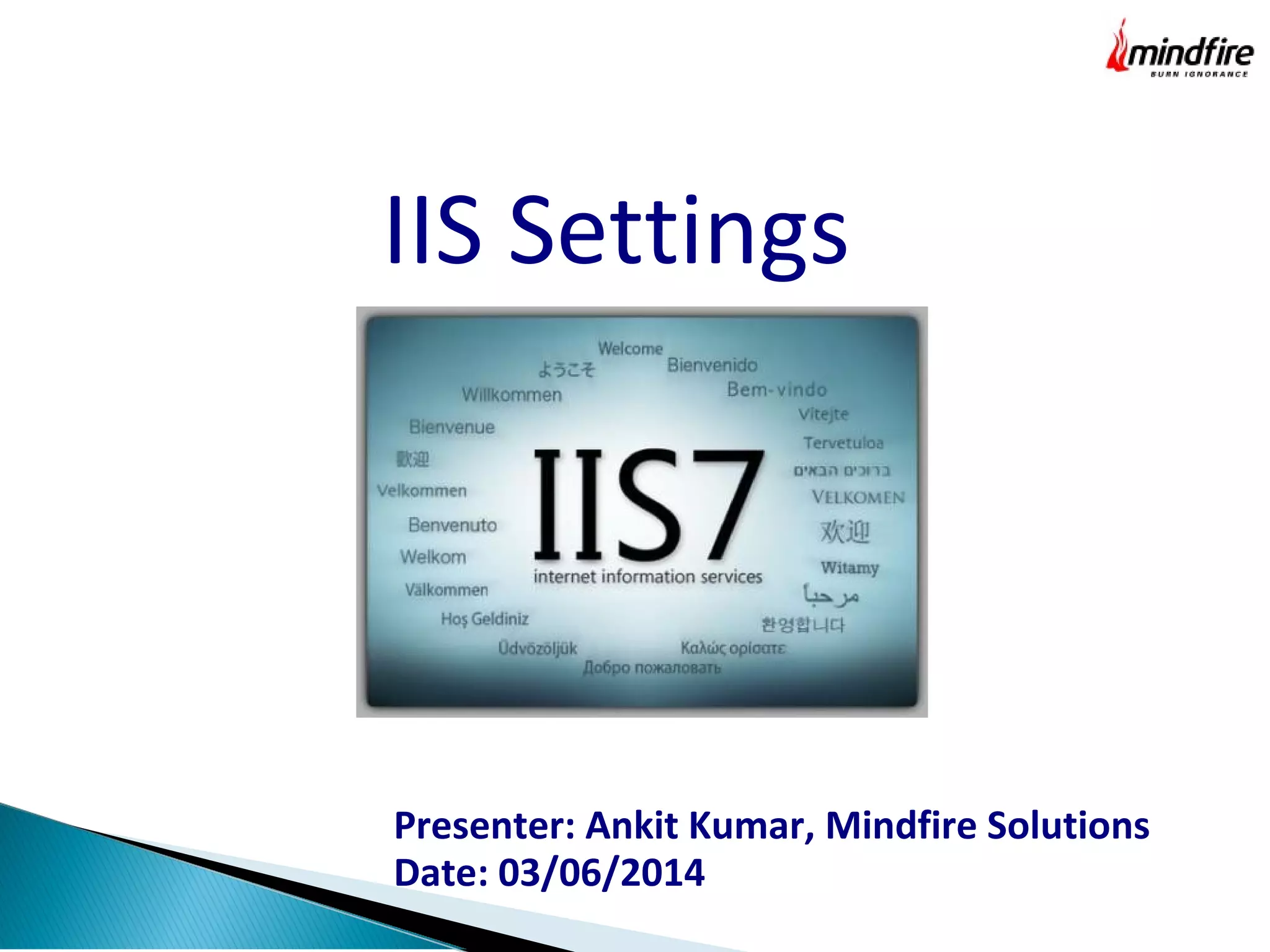 IIS-Settings | PPT