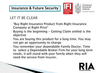 Insurance & Future Security | PDF
