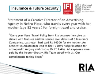 Insurance & Future Security | PDF