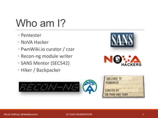 IIS Tilde Enumeration Vulnerability | PPTX