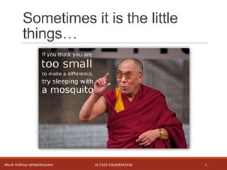 IIS Tilde Enumeration Vulnerability | PPTX