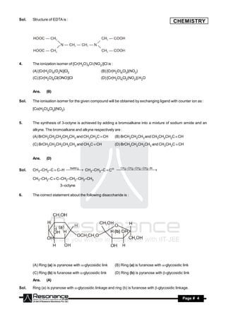 IIT JEE 2010 Solution Paper 1 English | PDF