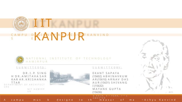 iit-kanpur-case-study_compress.pptx campus design | PPTX