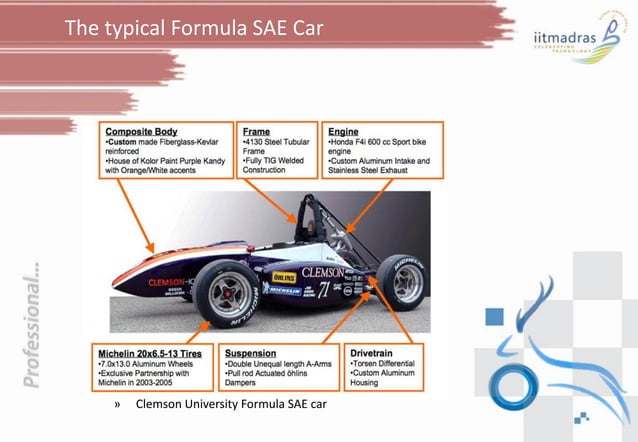 IIT Madras Formula Sae Brochure | PDF