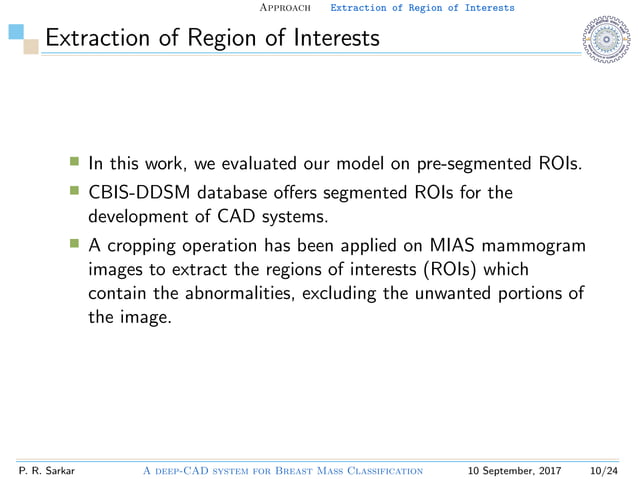 Classification of Breast Masses Using Convolutional Neural Network as Feature Extractor and ...