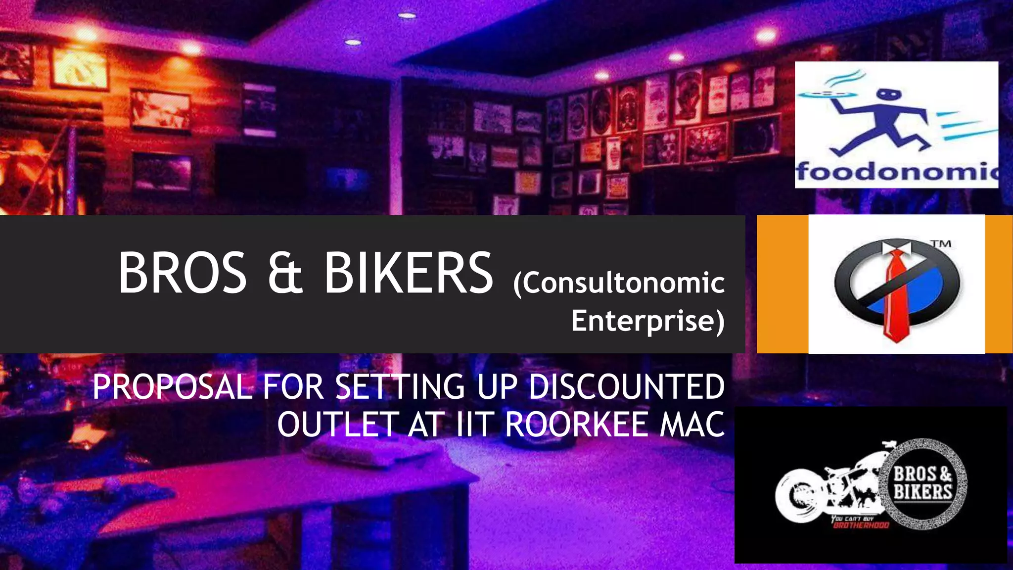 Theme Restaurant for IIT ROORKEE - PROPOSAL | PPT