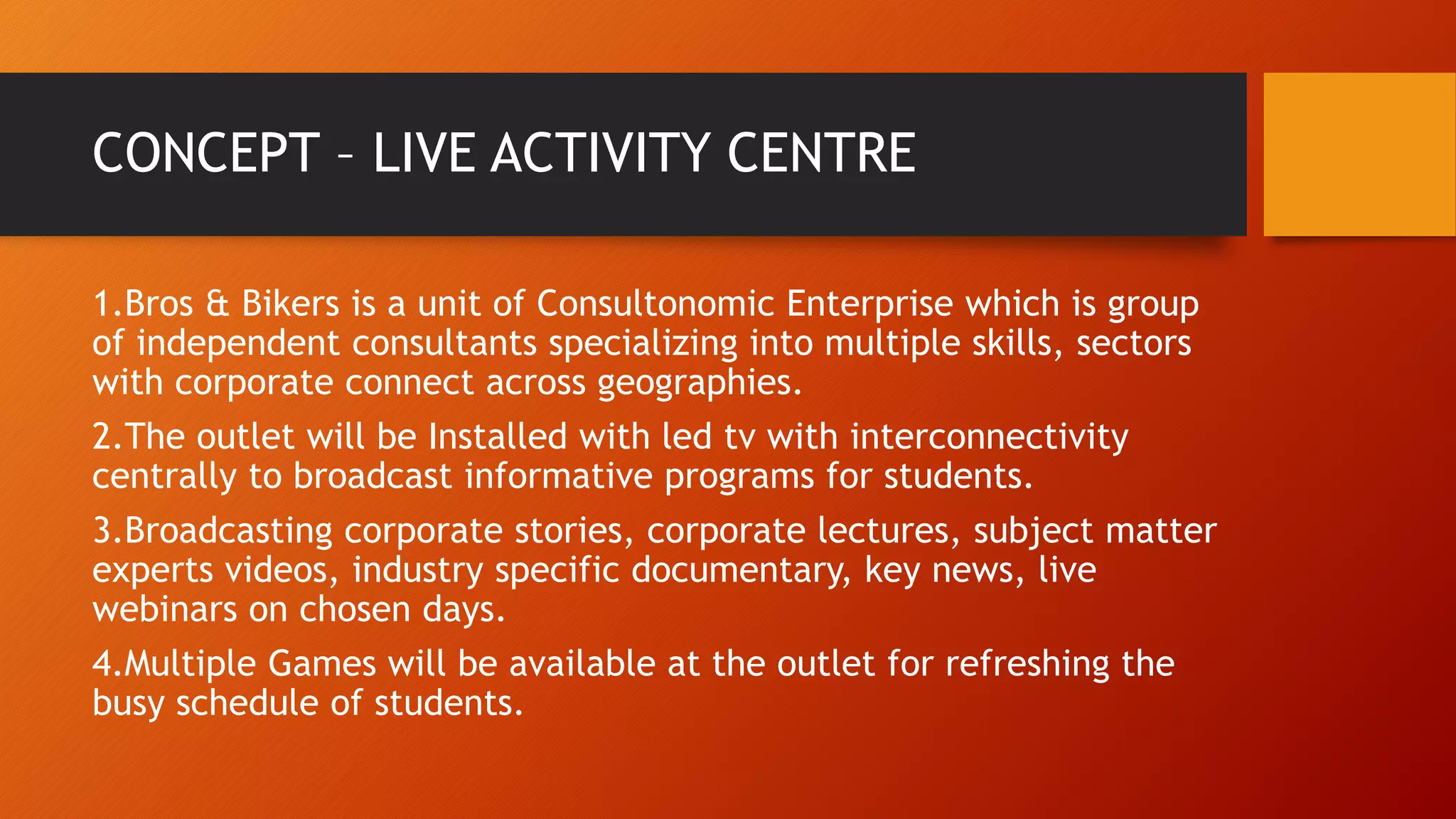 Theme Restaurant for IIT ROORKEE - PROPOSAL | PPT