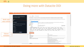 Make your research visible and create more impact using DataCite DOIs | PPT