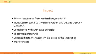 Make your research visible and create more impact using DataCite DOIs | PPT